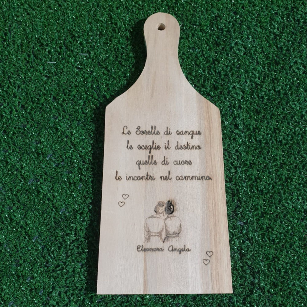 Tagliere in Legno con Incisione Personalizzata - Laserizzami: Incisione ...
