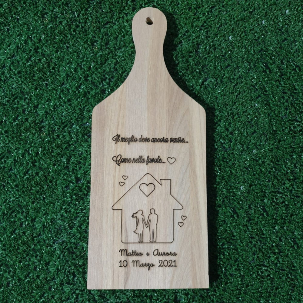 Tagliere in Legno con Incisione Personalizzata - Laserizzami: Incisione ...