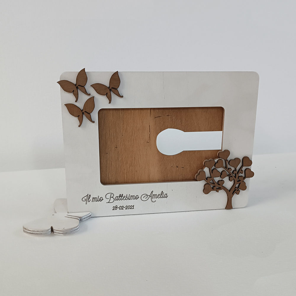 Cornice in Legno personalizzata - Laserizzami: Incisione e taglio laser